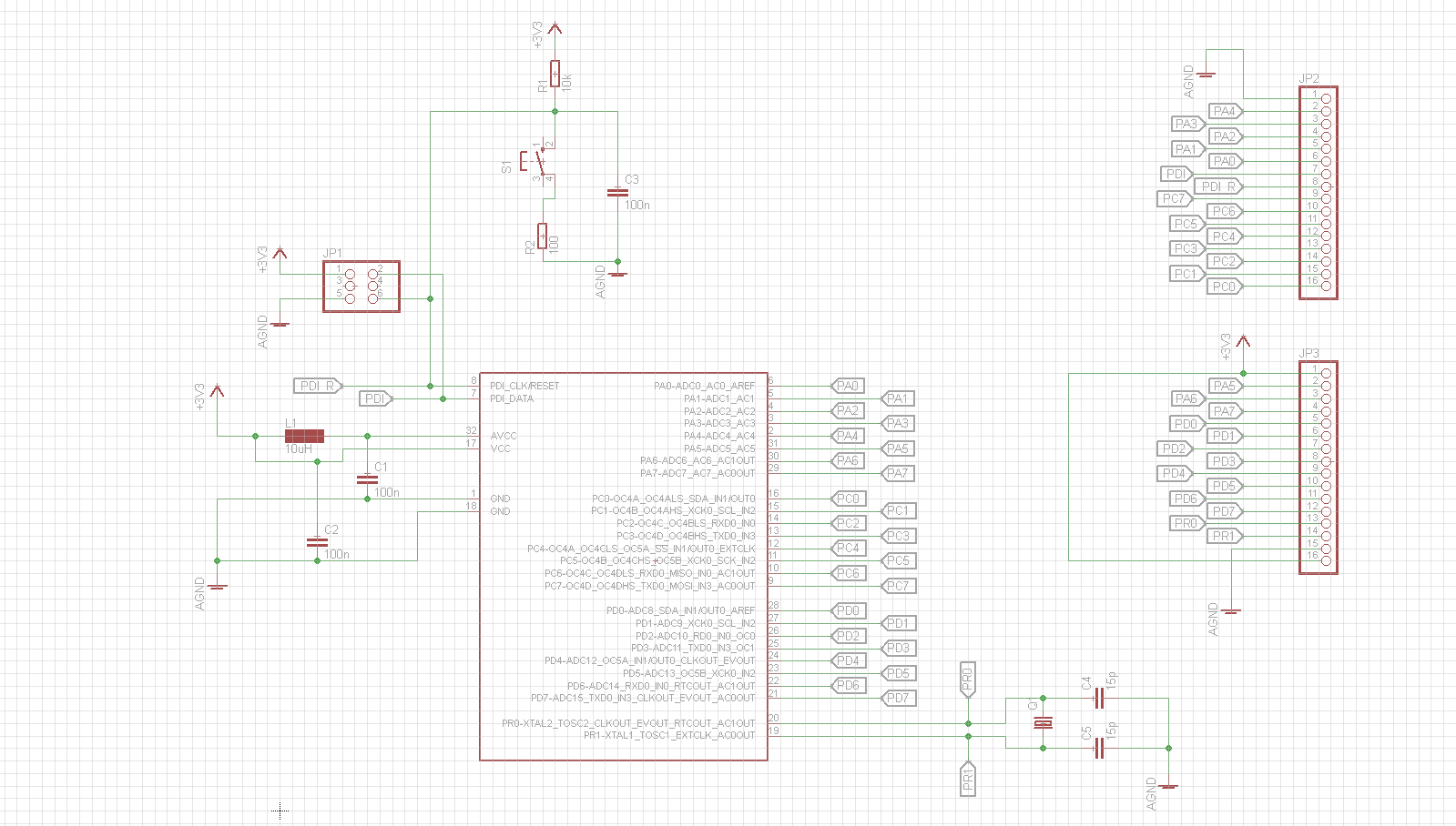 Playing with AtXmega16e5 breakout - MORF - Coding And Engineering